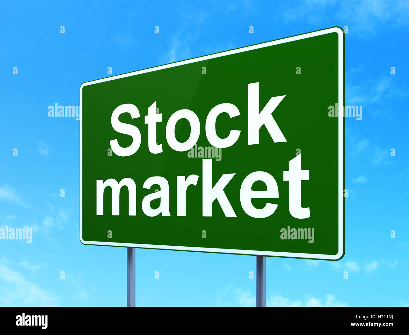 Stock on road sign hi-res stock photography and images - Alamy