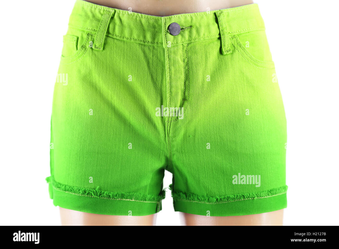 Green denim texture hi-res stock photography and images - Alamy