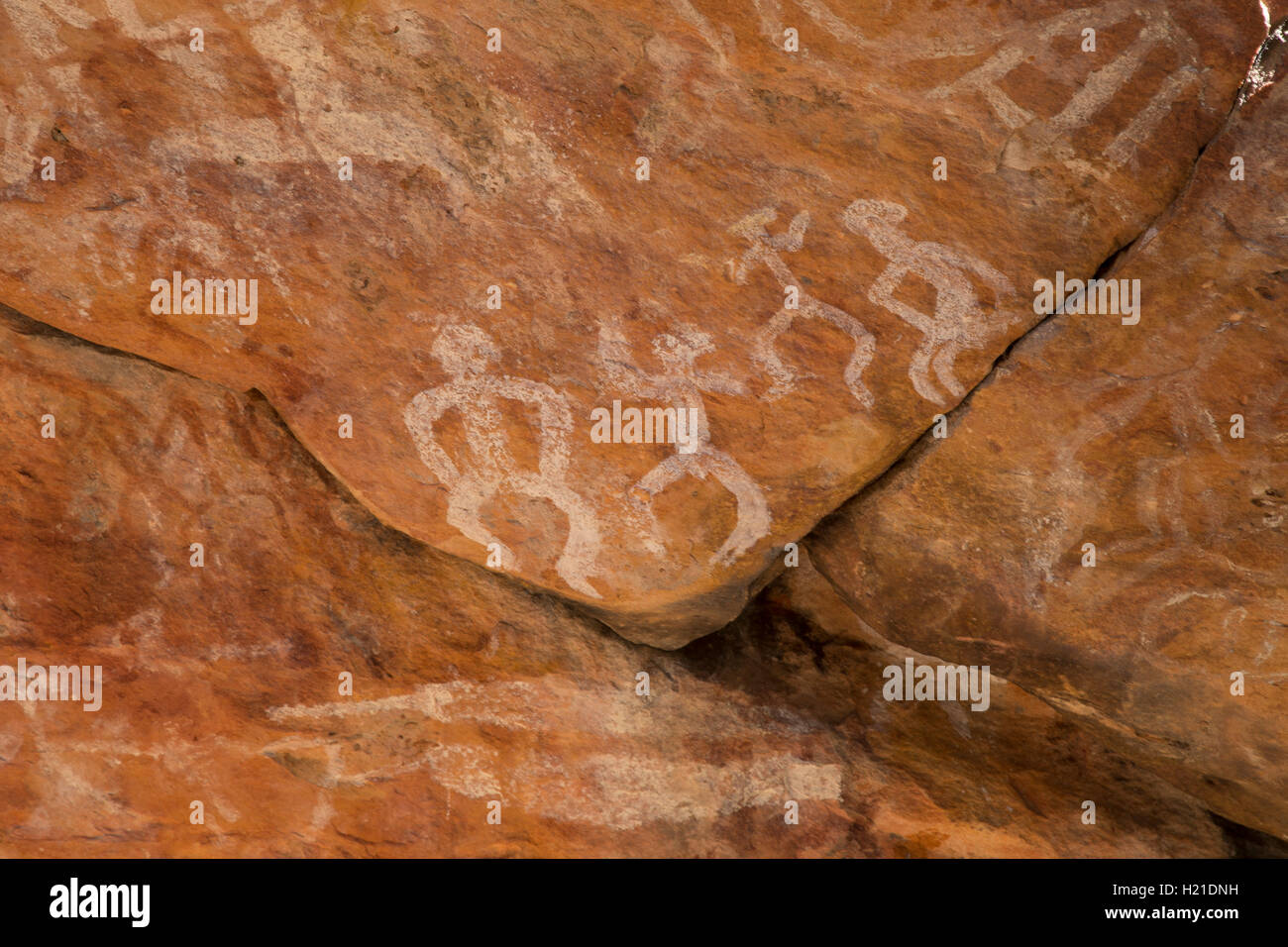 Mt Grenfell Aboriginal Rock Painting Site near Cobar New South Wales ...