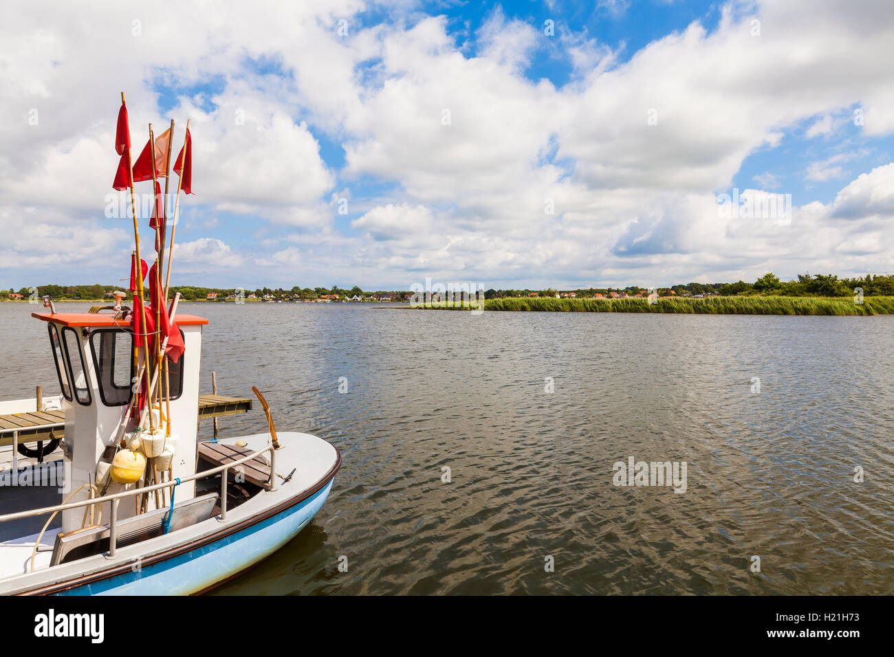Denmark, fishing boat Stock Photo - Alamy