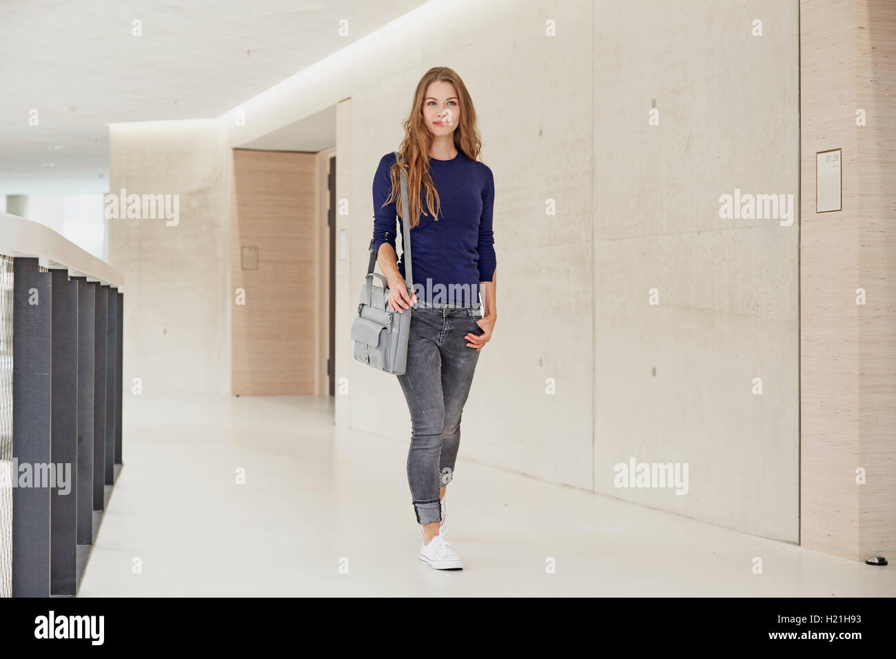 View along long corridor hi-res stock photography and images - Alamy