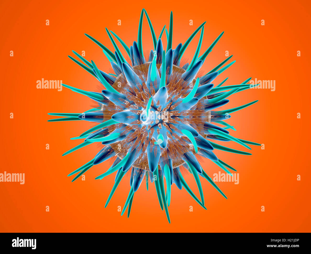 3D rendered illustration of a virus Stock Photo - Alamy