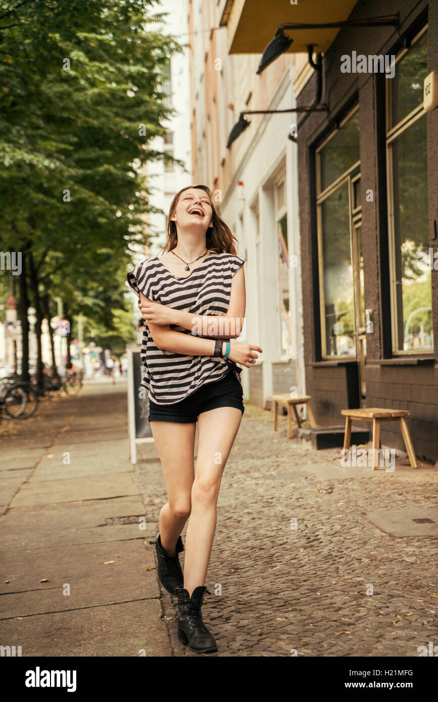 Berlin people laughing hi-res stock photography and images - Alamy