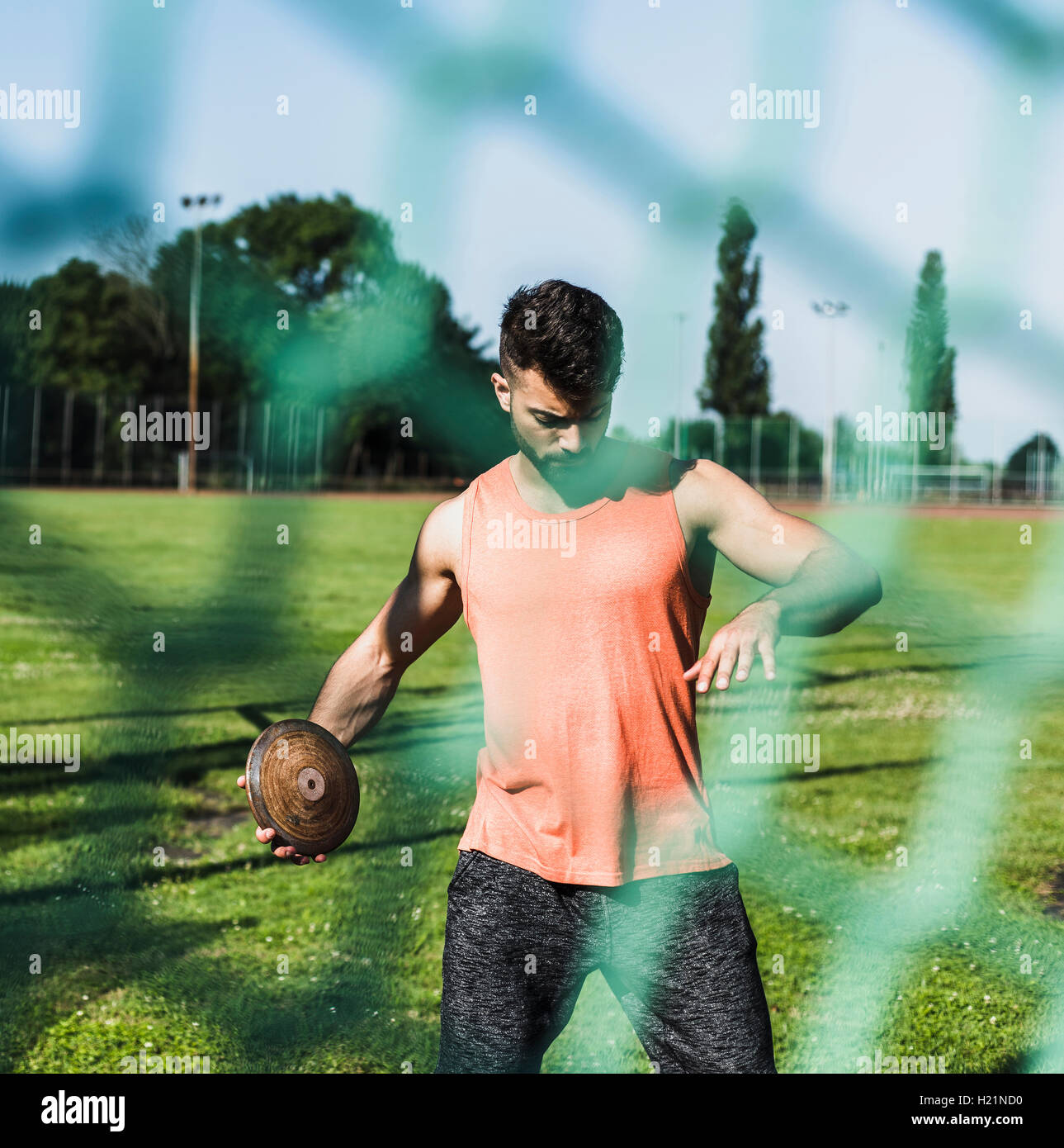 Discus man hi-res stock photography and images - Alamy