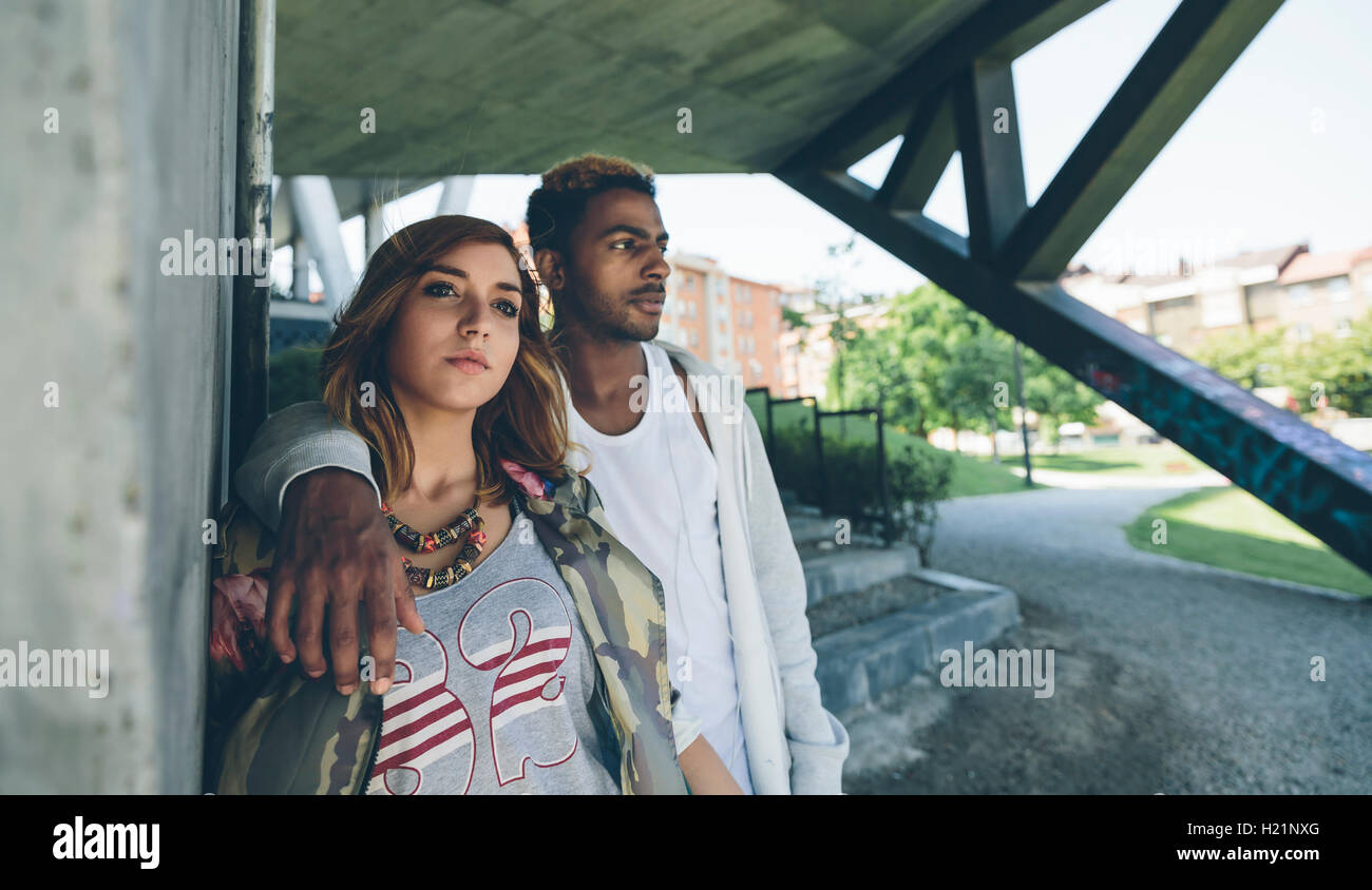 Bored young couple Stock Photo - Alamy