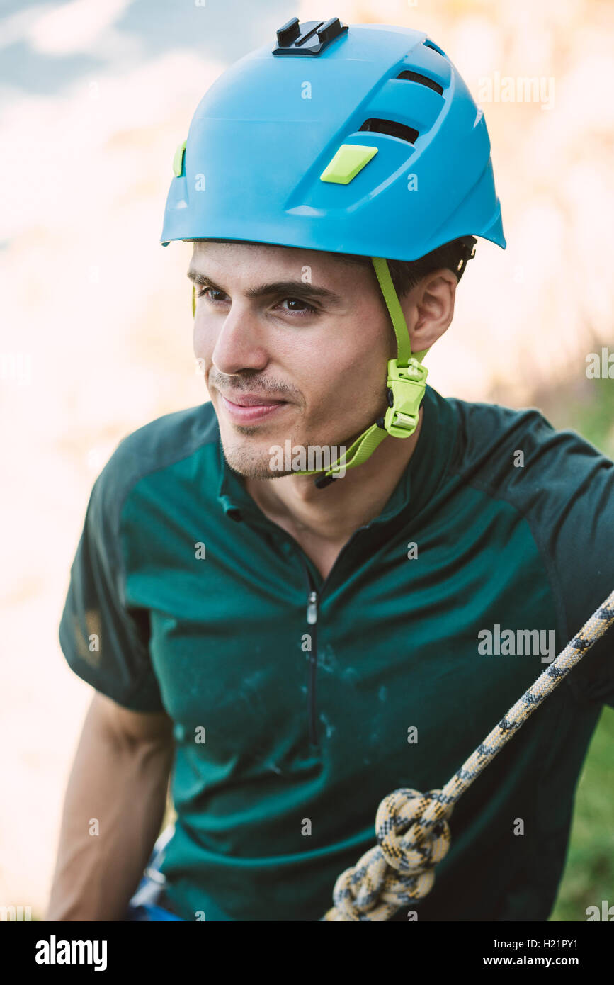 Portrait of a climber Stock Photo - Alamy