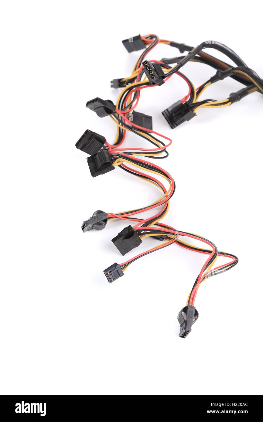 Computer connection plugs Stock Photo - Alamy