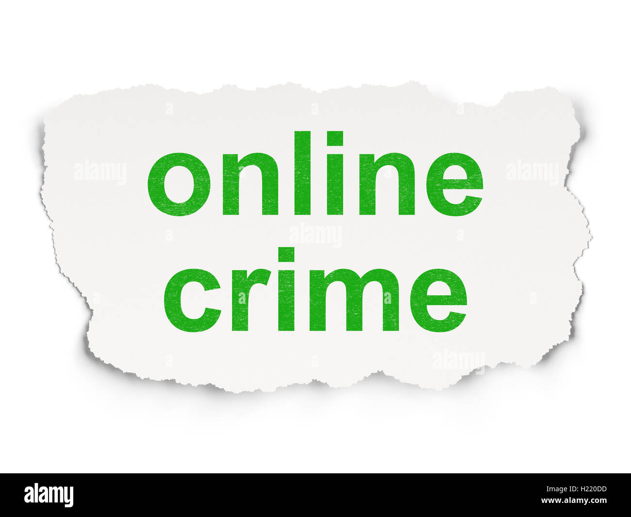 Protection concept: Online Crime on Paper background Stock Photo - Alamy