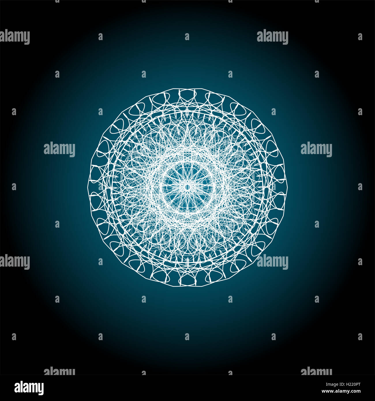 Blue Indian ornament Stock Photo - Alamy