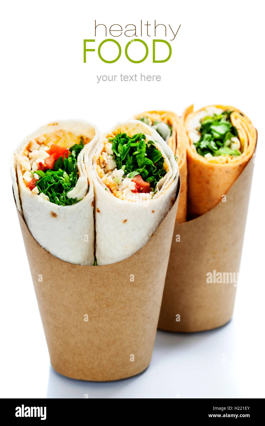 Tortilla roll ups hi-res stock photography and images - Alamy