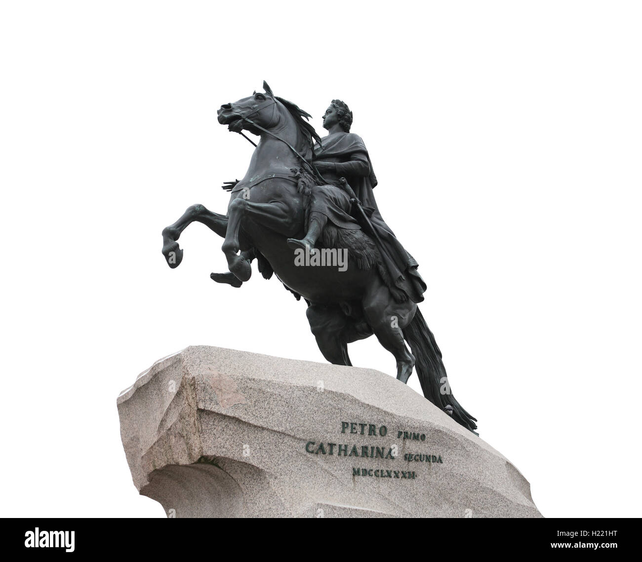 Russian King Peter Statue Stock Photo - Alamy