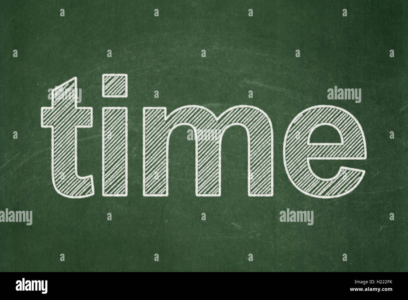 Time concept: Time on chalkboard background Stock Photo - Alamy