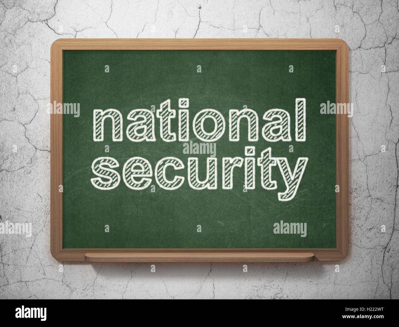 Security concept: National Security on chalkboard background Stock ...