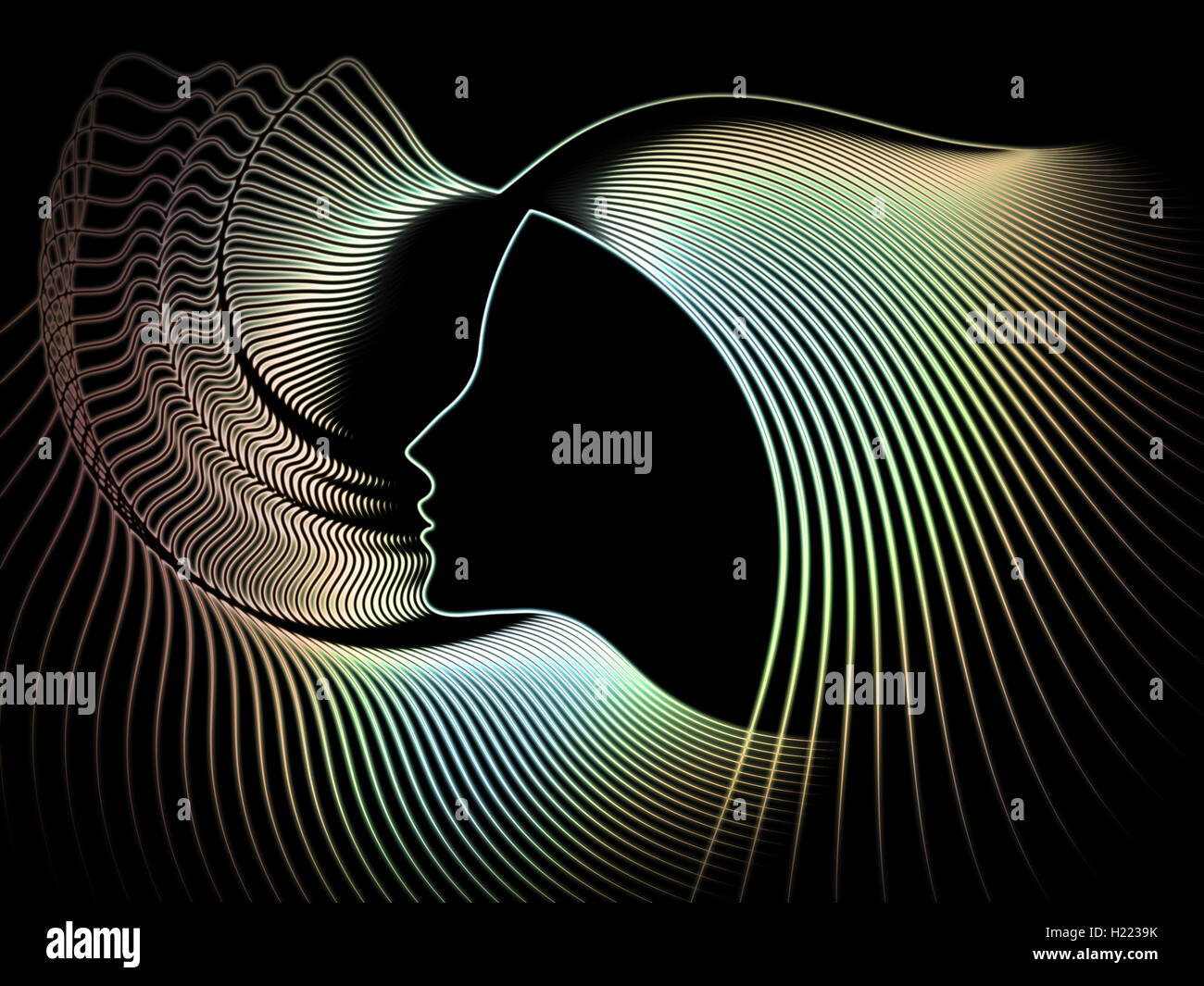 Propagation of Soul Geometry Stock Photo - Alamy