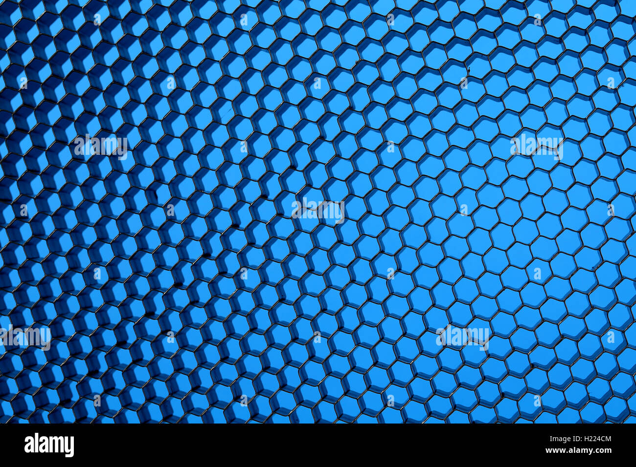 Close up of black net. Blue light Stock Photo - Alamy