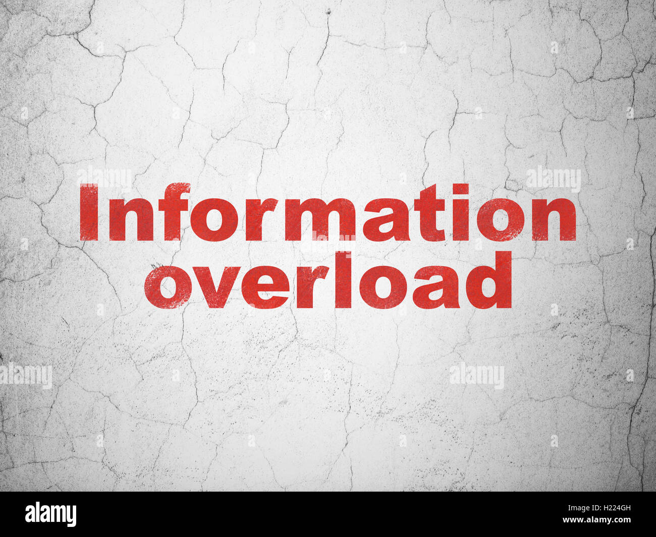 Data concept: Information Overload on wall background Stock Photo - Alamy