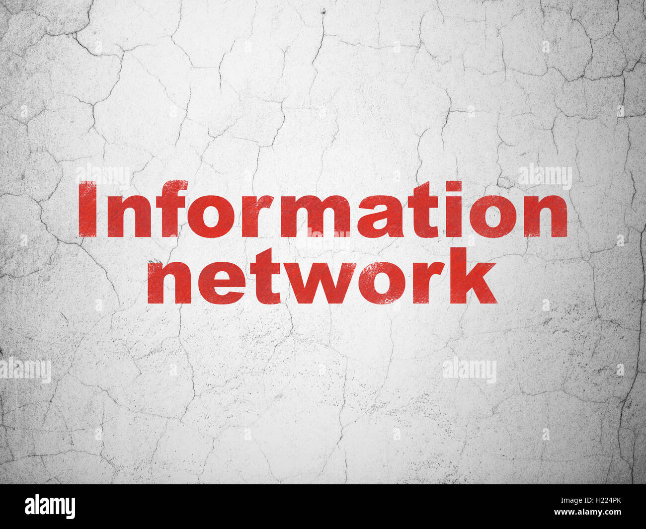 Information concept: Information Network on wall background Stock Photo ...