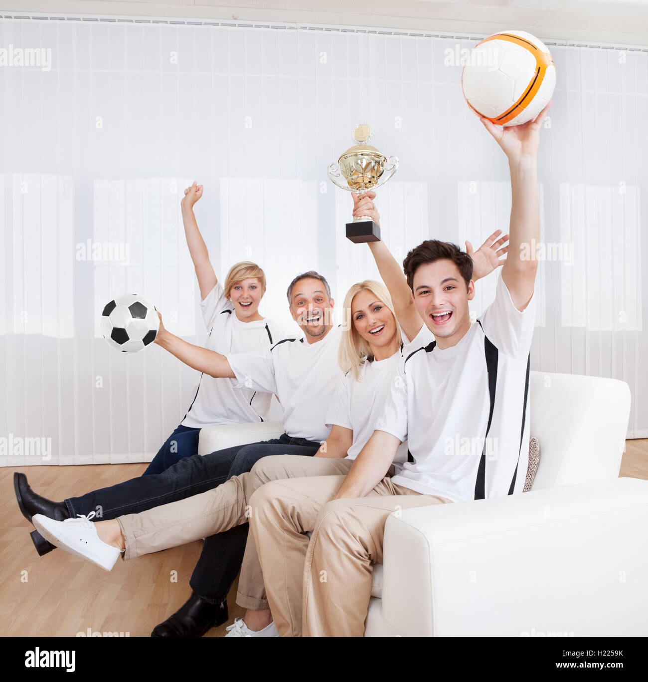 Family support success hi-res stock photography and images - Alamy