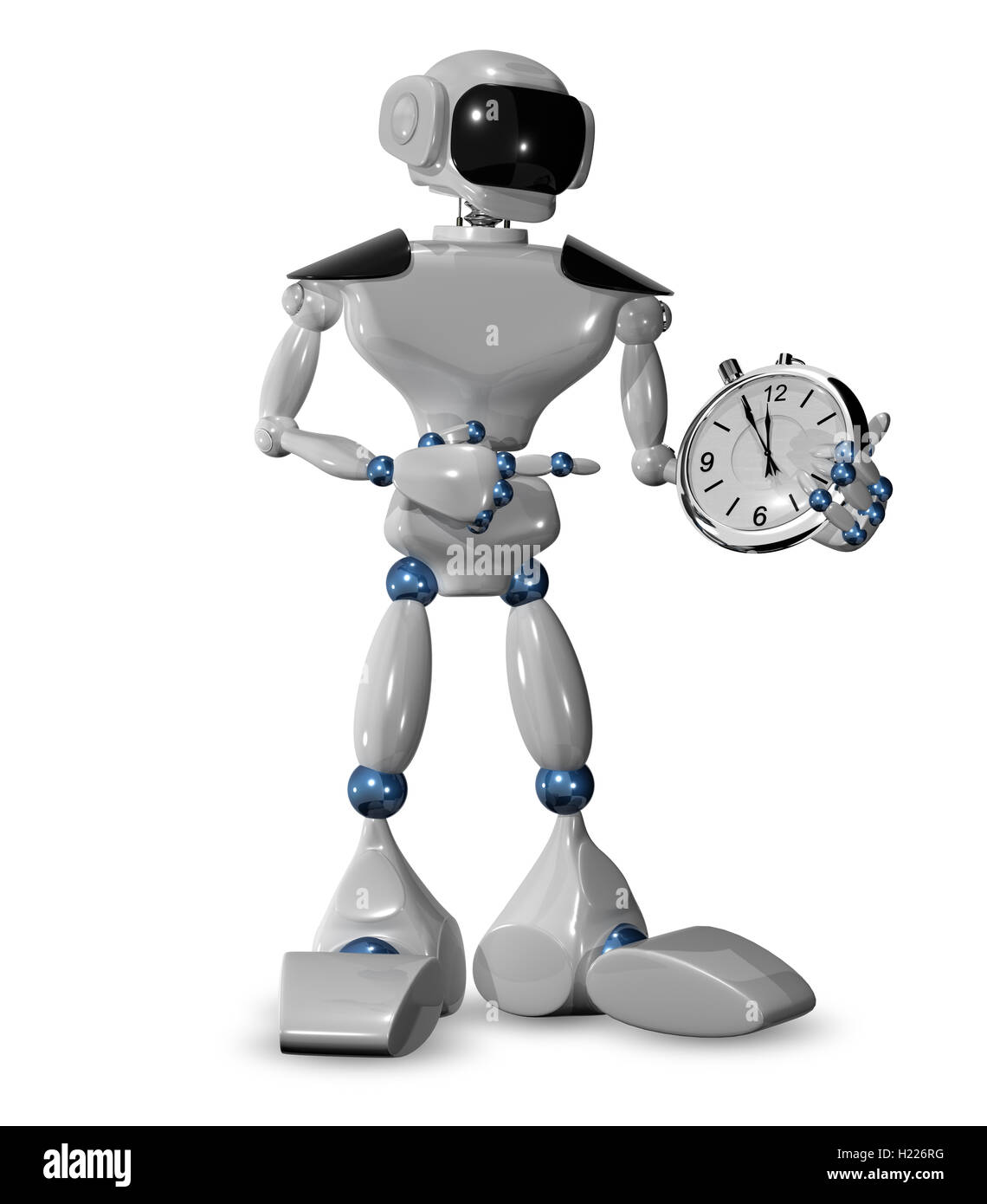 robot and a watch Stock Photo - Alamy
