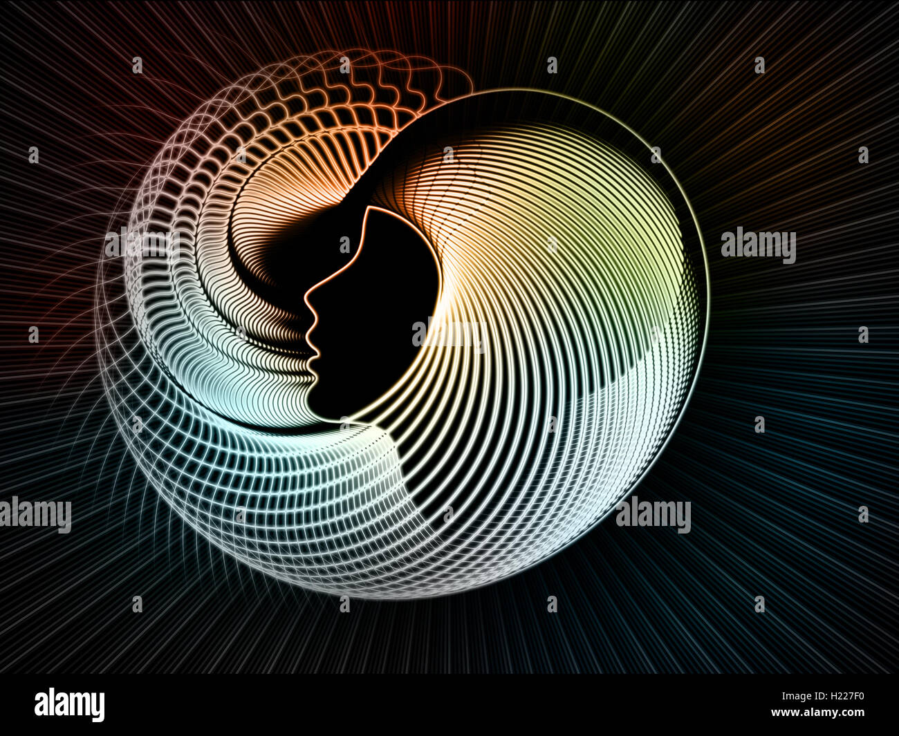 Soul Geometry Metaphor Stock Photo - Alamy