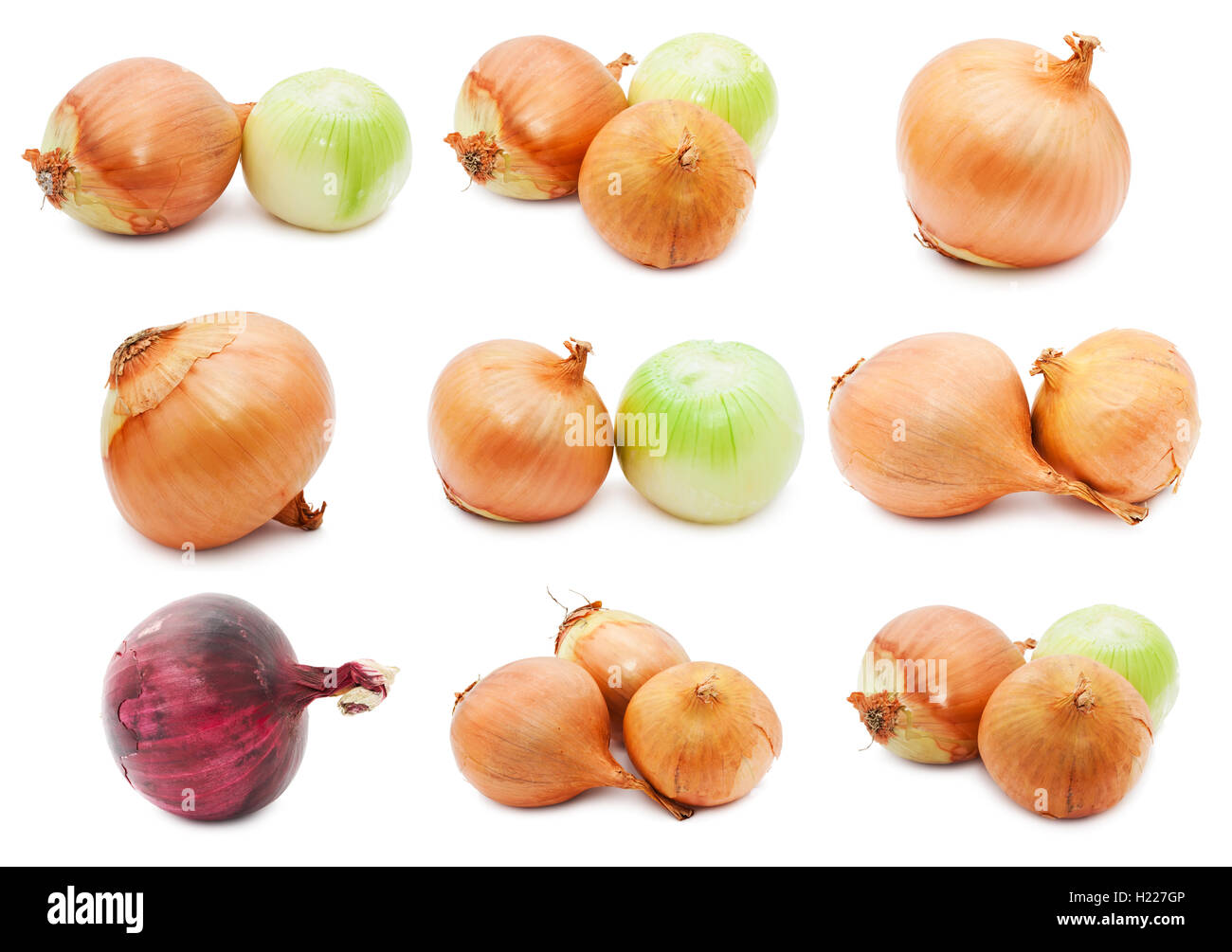 Set onion yellow onion hi-res stock photography and images - Alamy