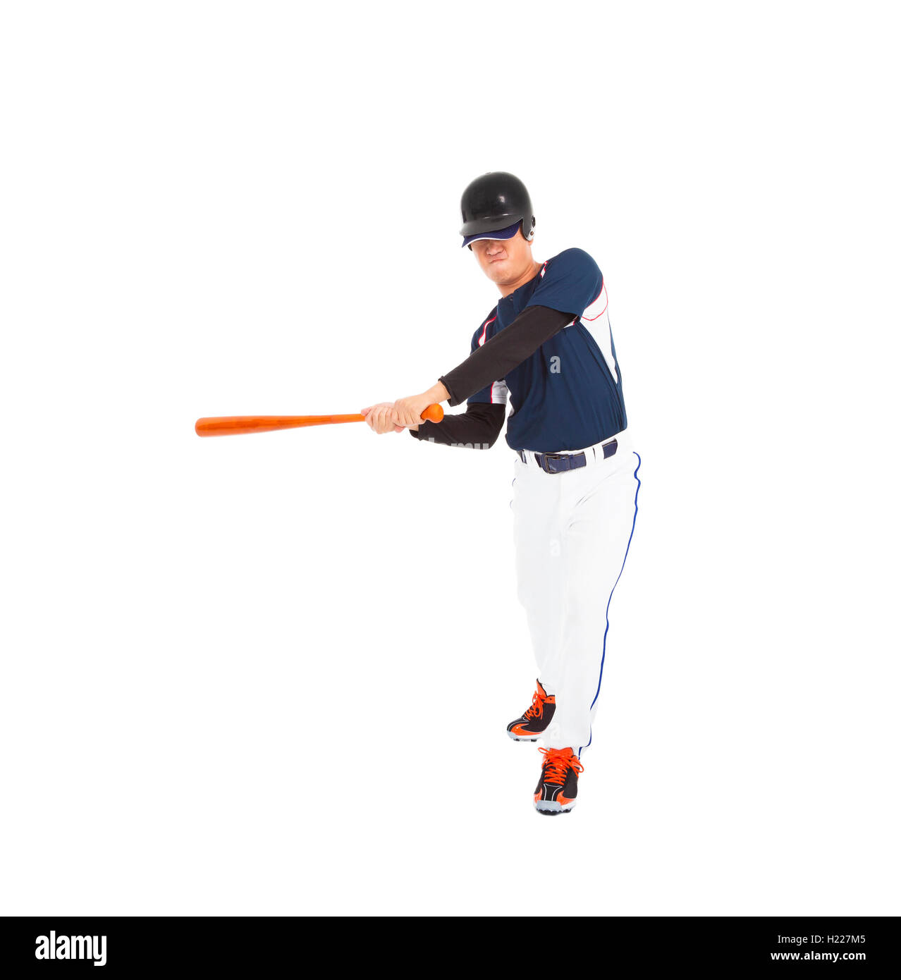 Red and white batting helmet hi-res stock photography and images - Alamy