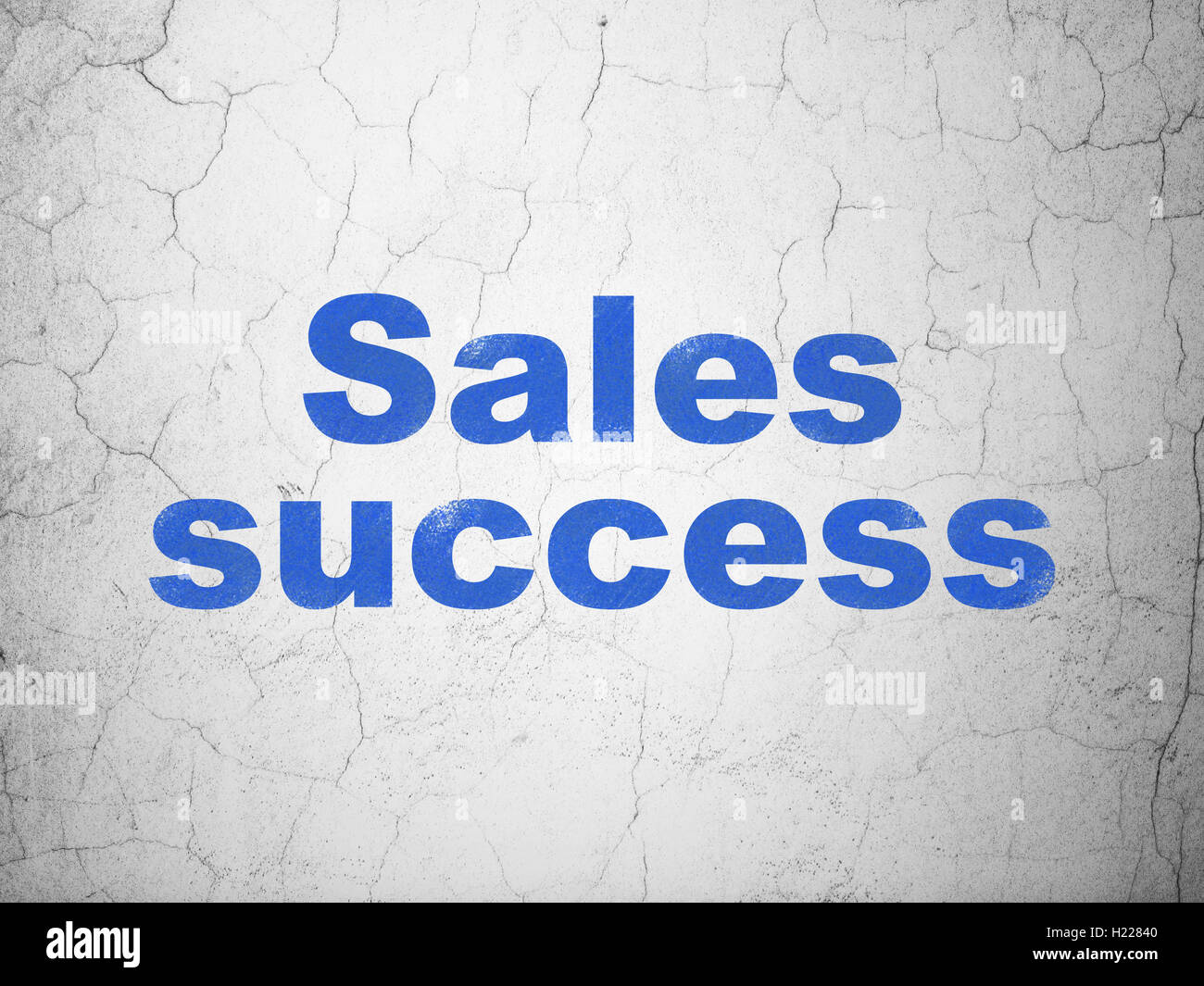 Advertising concept: Sales Success on wall background Stock Photo - Alamy