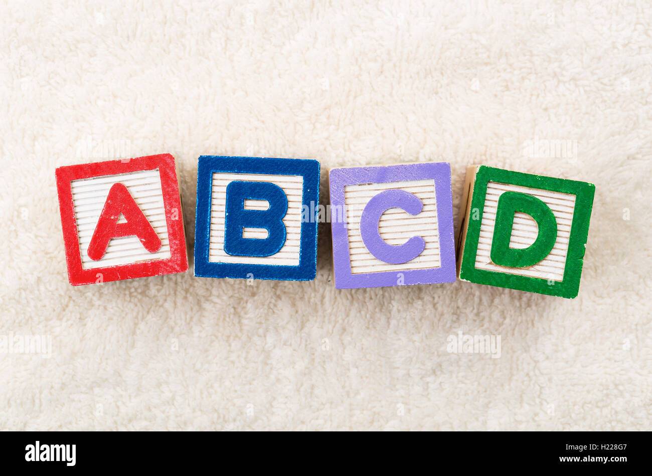 Abcd letters hi-res stock photography and images - Alamy