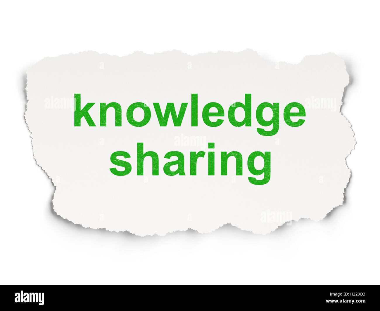 Education concept: Knowledge Sharing on Paper background Stock Photo ...