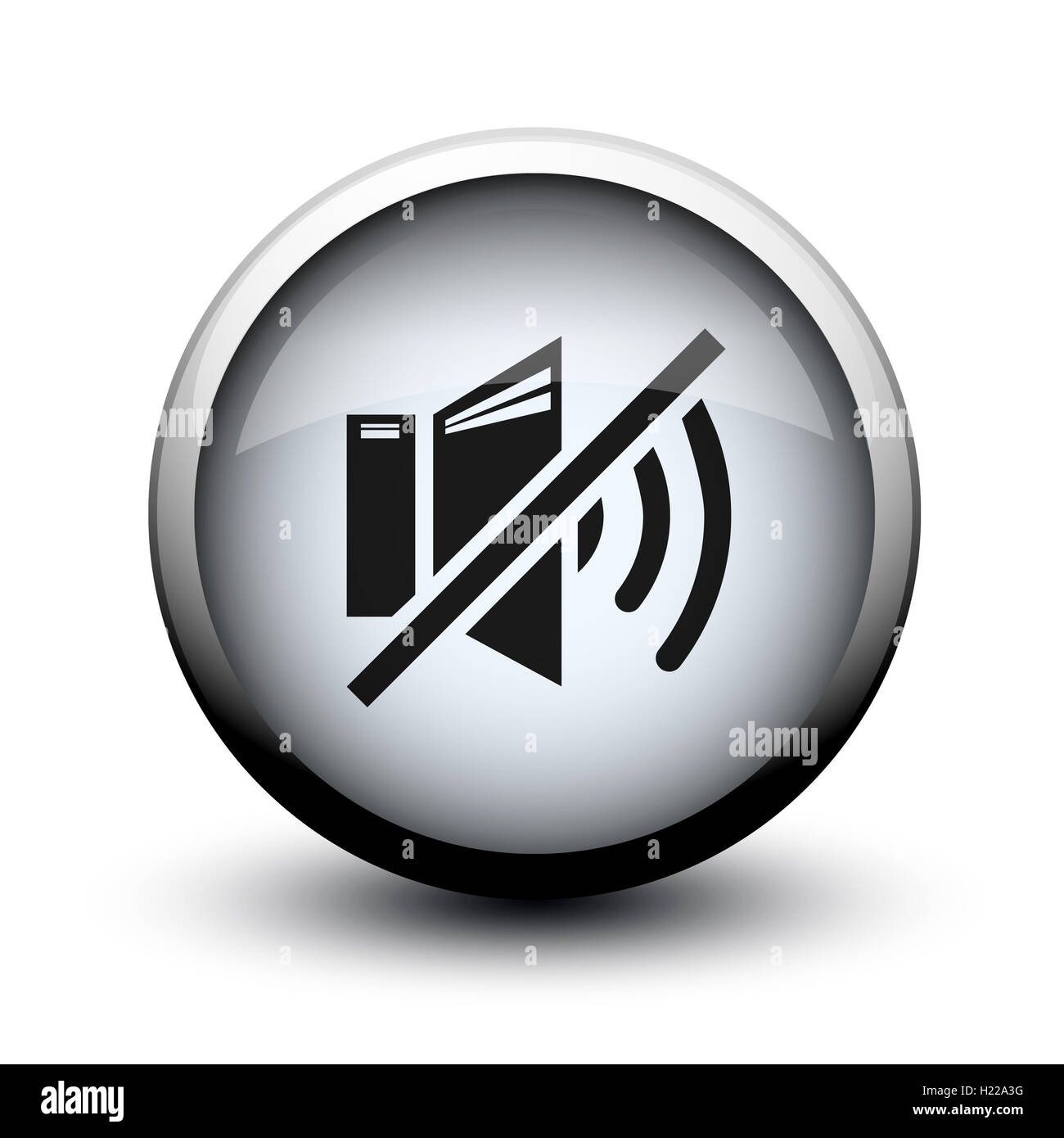 button sound off 2d Stock Photo - Alamy