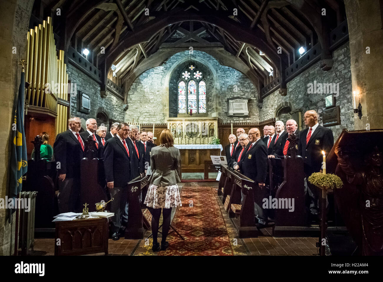 Gelligaer church hi-res stock photography and images - Alamy