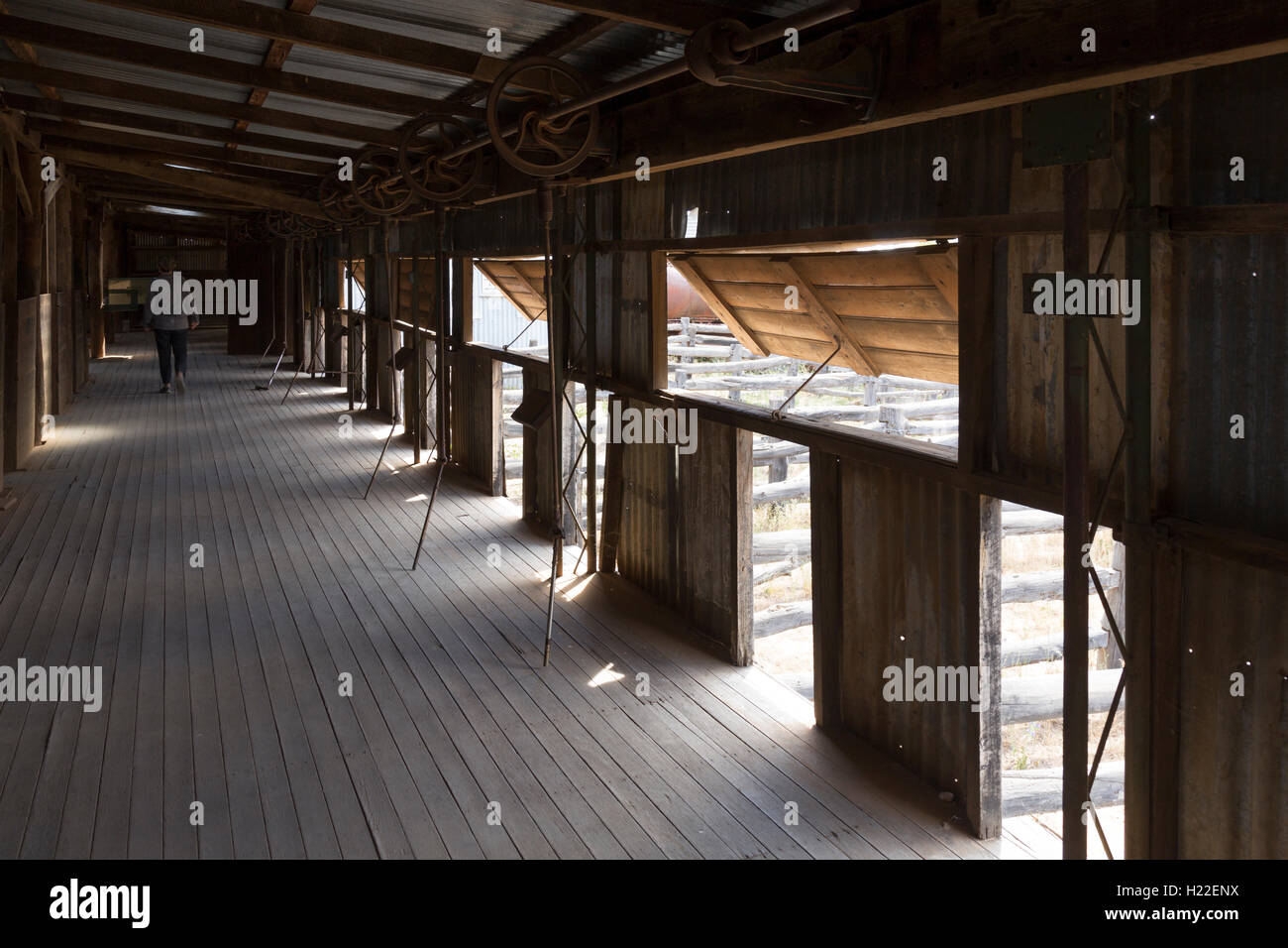 Historic Kinchega Woolshed Kinchega National Park Outback New South ...