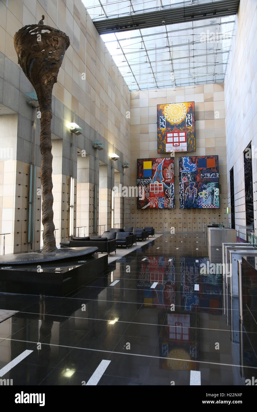 Foyer of AMP Centre 50 Bridge Street Sydney CBD New South Wales ...