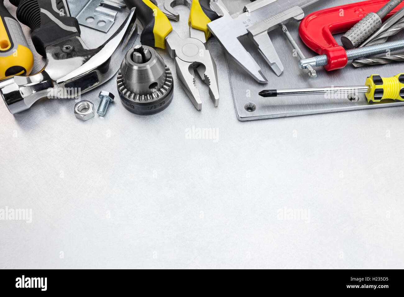 Hammer and other tools hi-res stock photography and images - Alamy