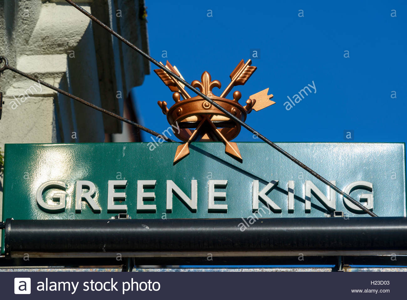 Greene King Sign High Resolution Stock Photography and Images - Alamy
