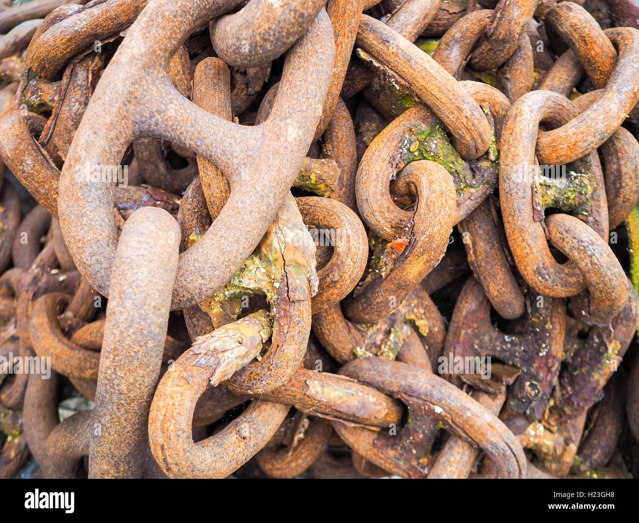 Old Chains, Rusty Stock Photo - Alamy