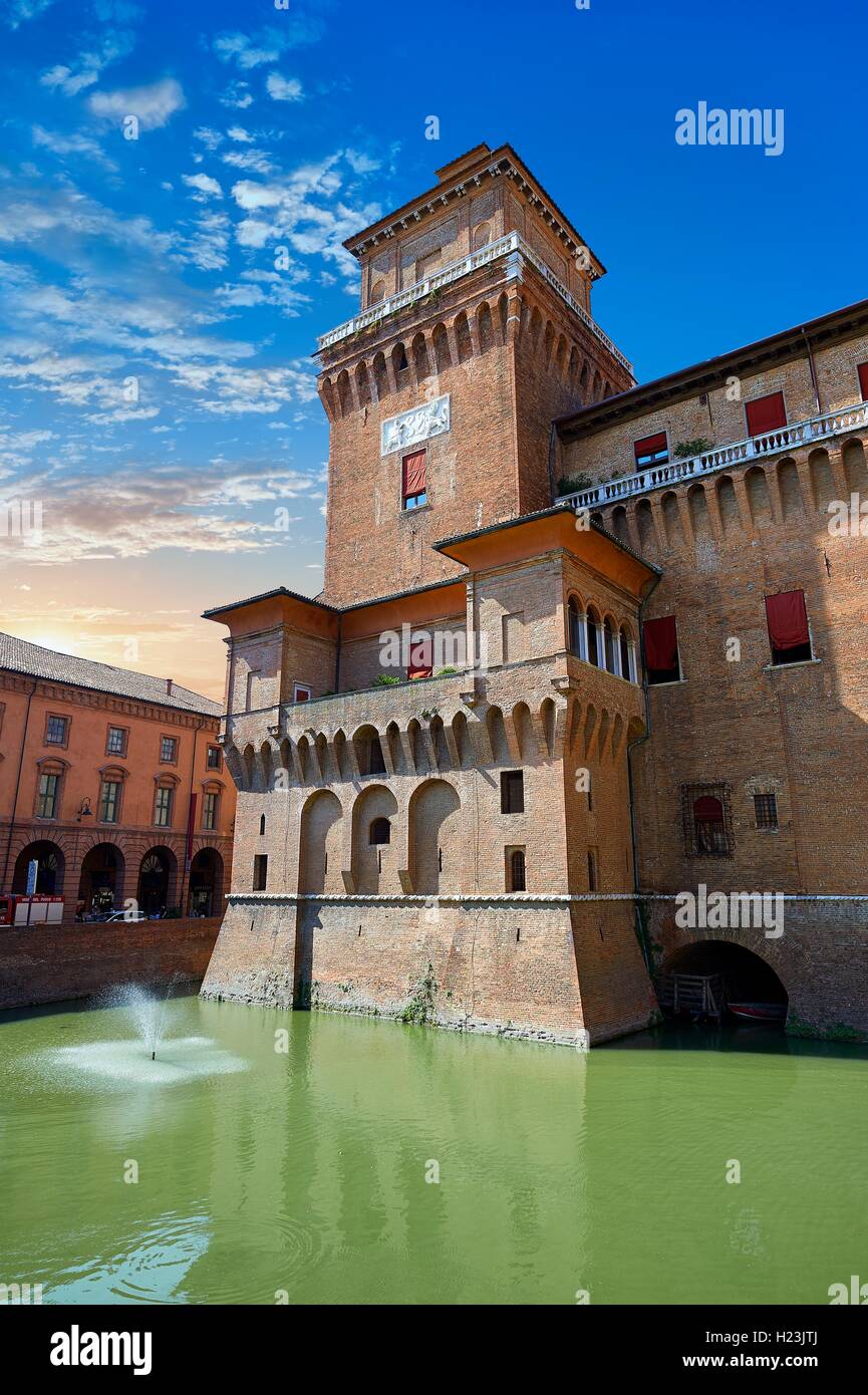 Castello Estense or Castello di San Michele, the 16th century Este ...