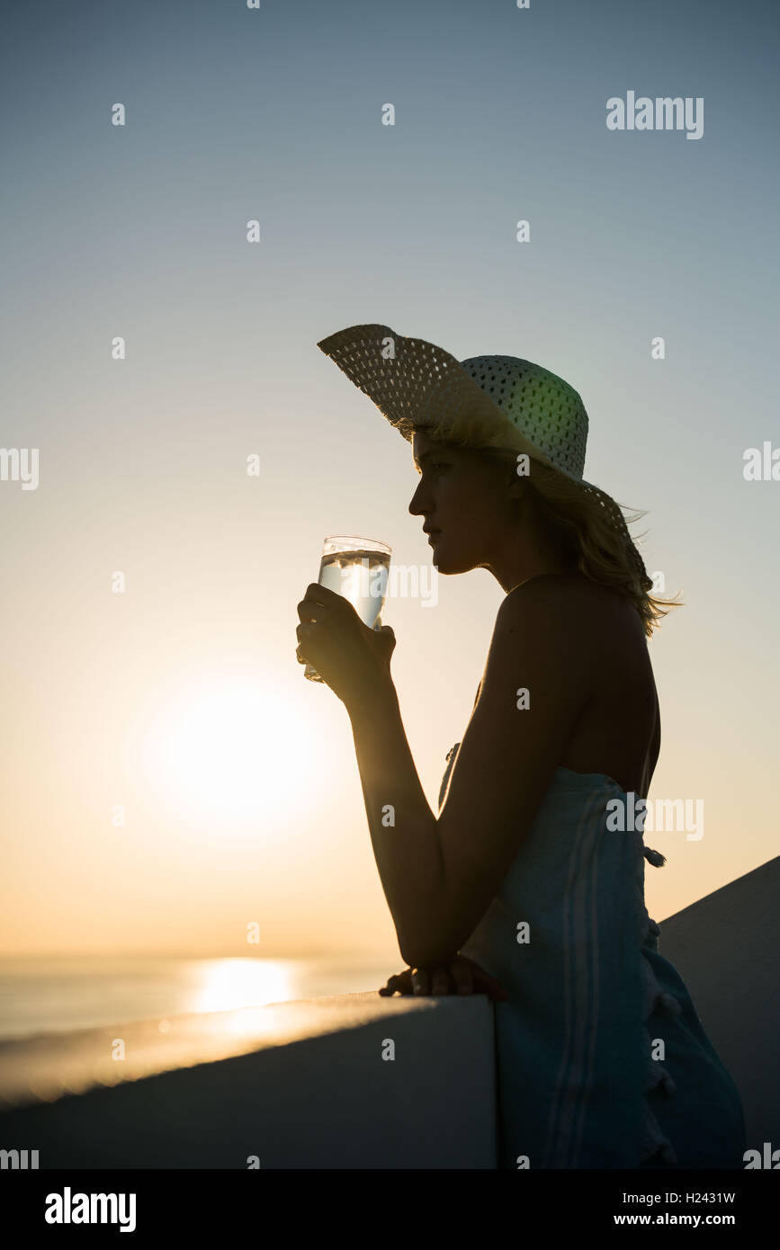 Woman on holiday Stock Photo - Alamy