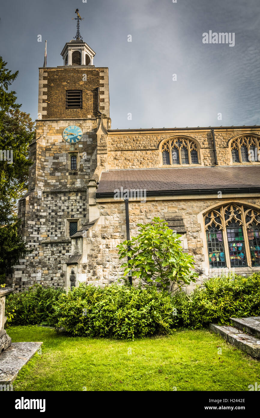 Churchyard english religion tower hi-res stock photography and images ...