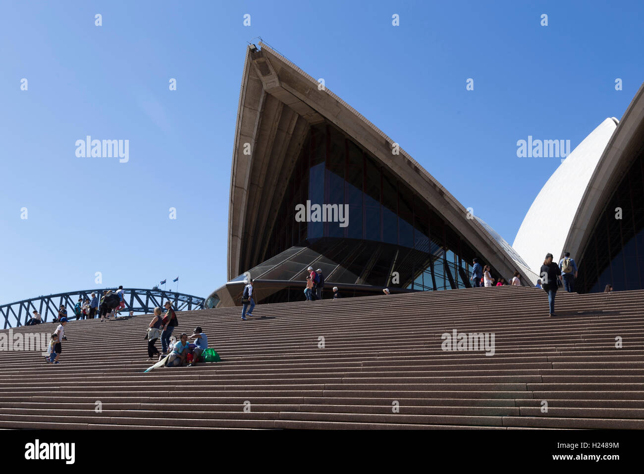 Sydney opera house steps hi-res stock photography and images - Alamy