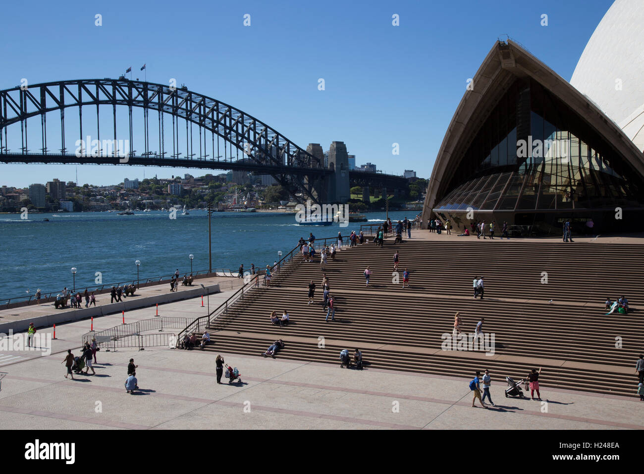 Sydney opera house steps hi-res stock photography and images - Alamy