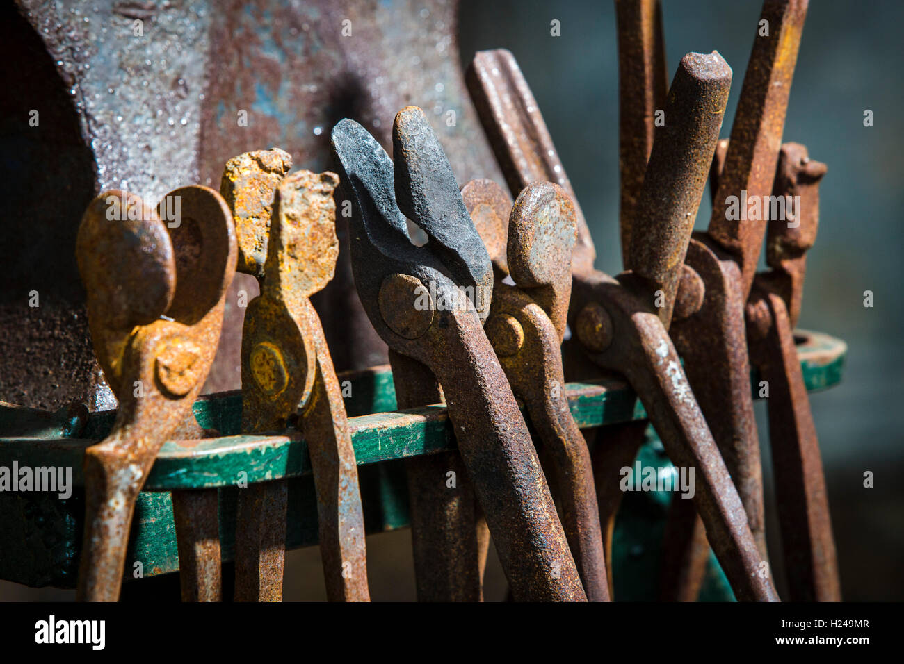 Tools in blacksmiths workshop hi-res stock photography and images - Alamy
