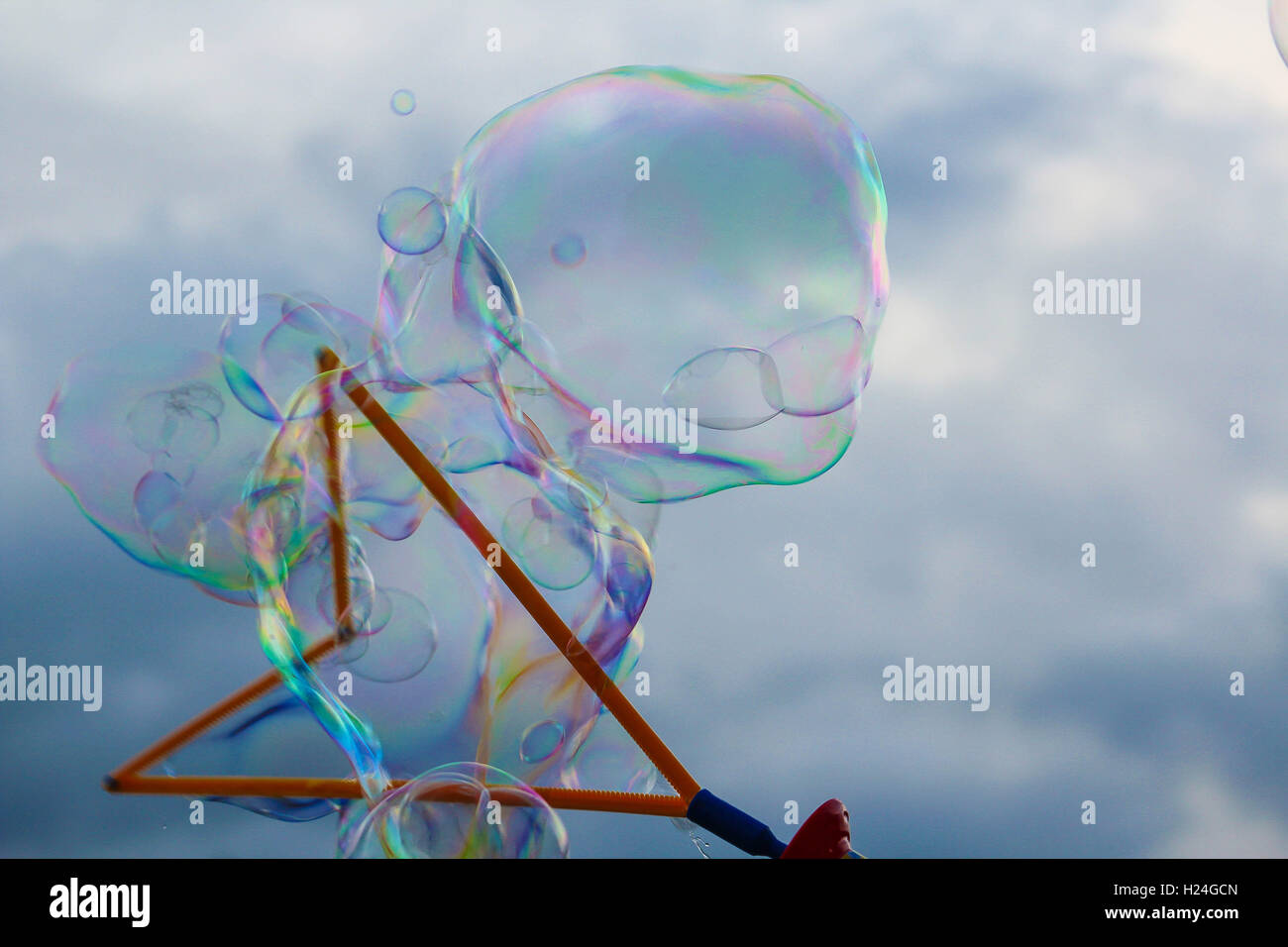 Rainbow bubbles hi-res stock photography and images - Alamy