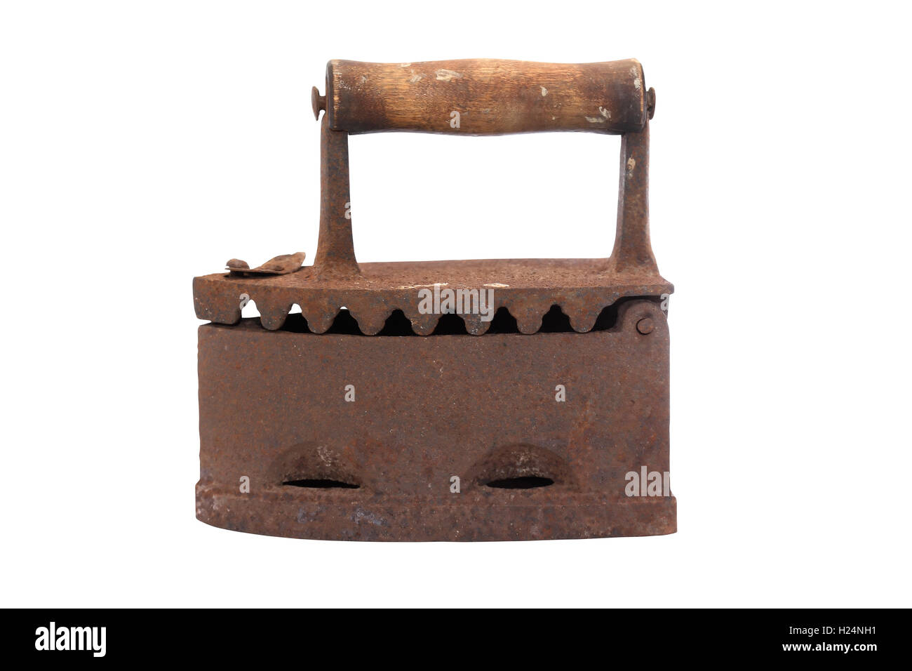 Old rusty iron isolated on white background with clipping path Stock ...