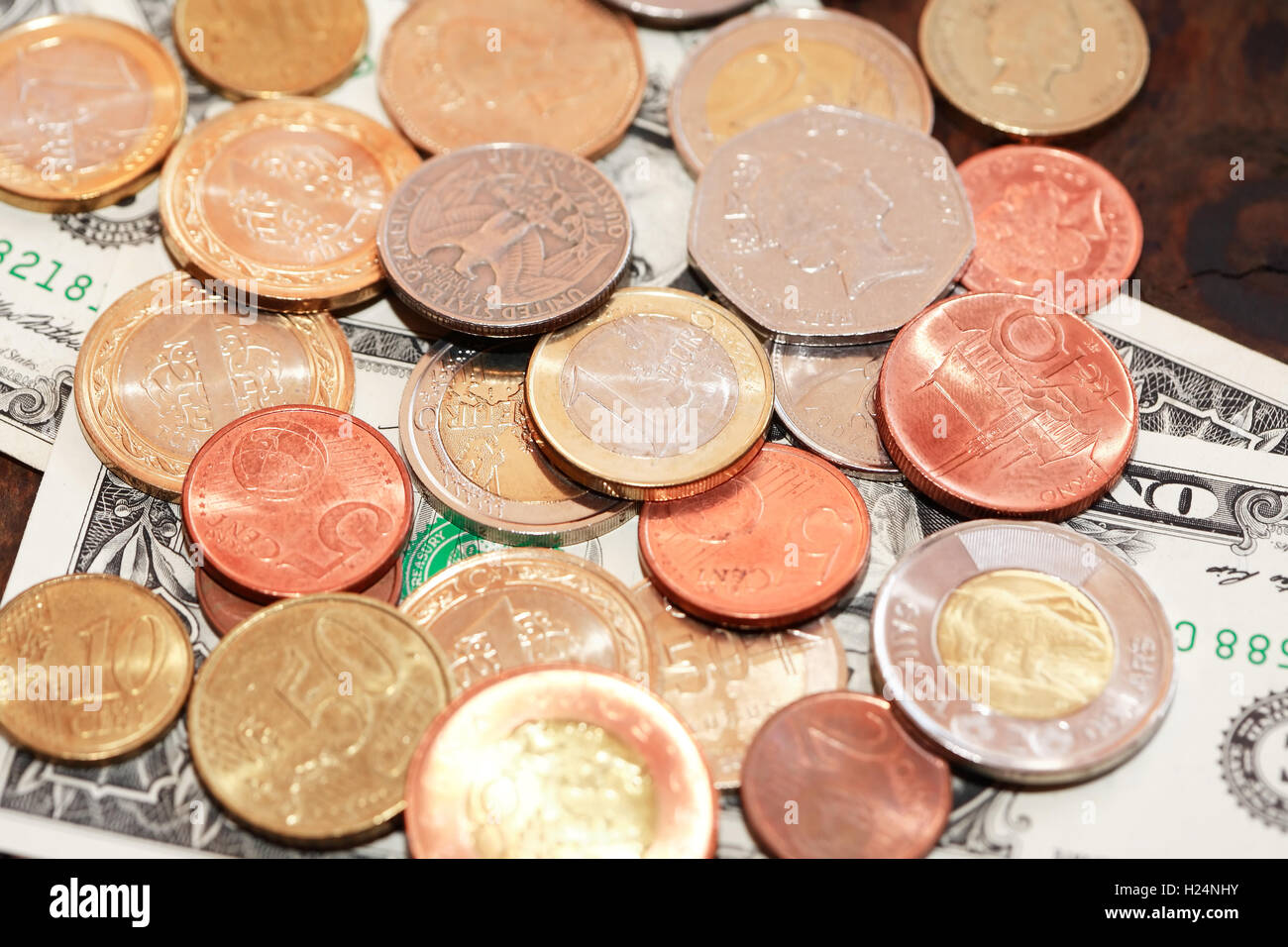 Financial concept. Various world currency closeup as background Stock ...