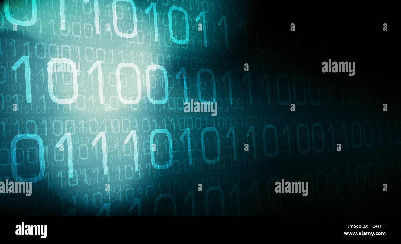 Computer data green backdrop Stock Photo - Alamy