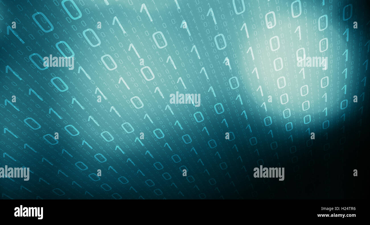 Binary code big data Stock Photo - Alamy