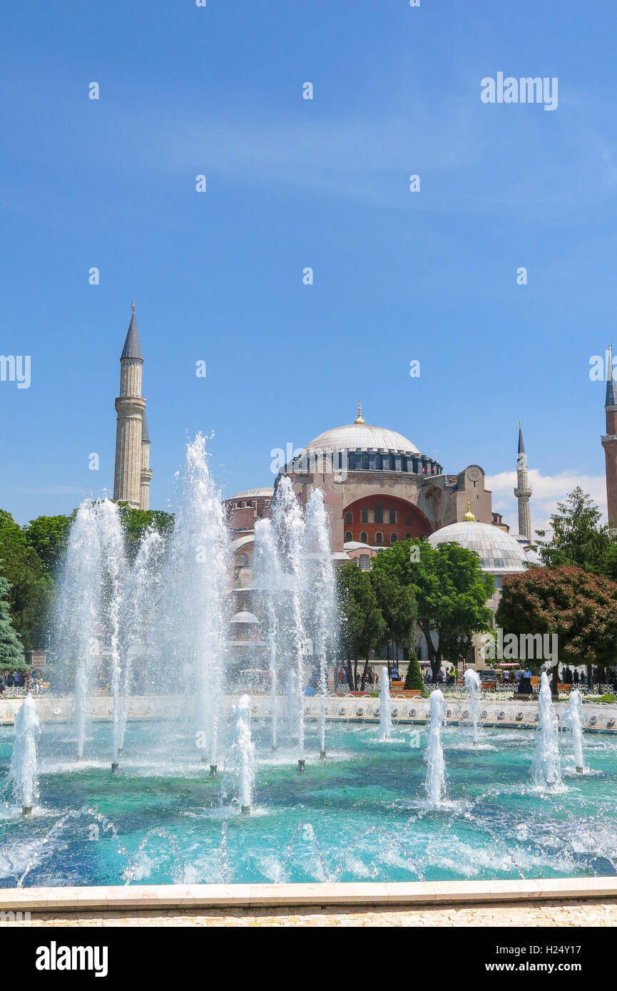Istanbul, Sultanahmet square with views of the Hagia Sophia. More than ...