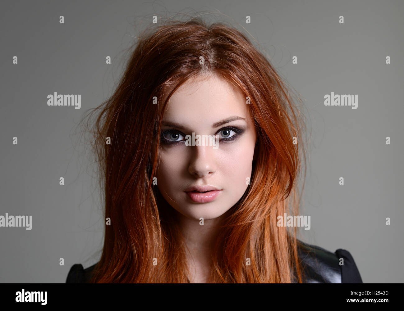 red hair girl Stock Photo - Alamy