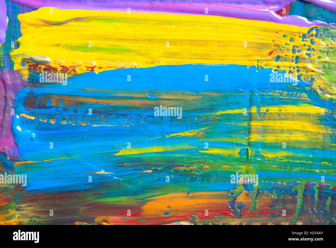 Abstract art background. Hand-painted Stock Photo - Alamy